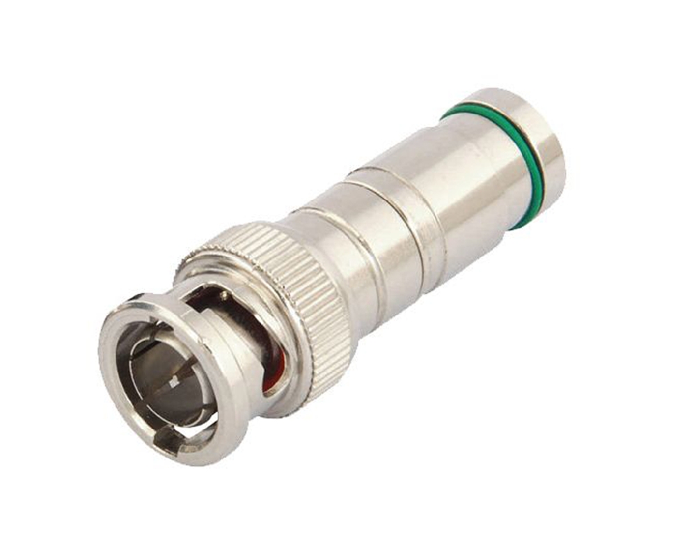 PLUGS / COMPRESS TYPE / BNC-3950 CONNECTOR COMPRESS BNC Green