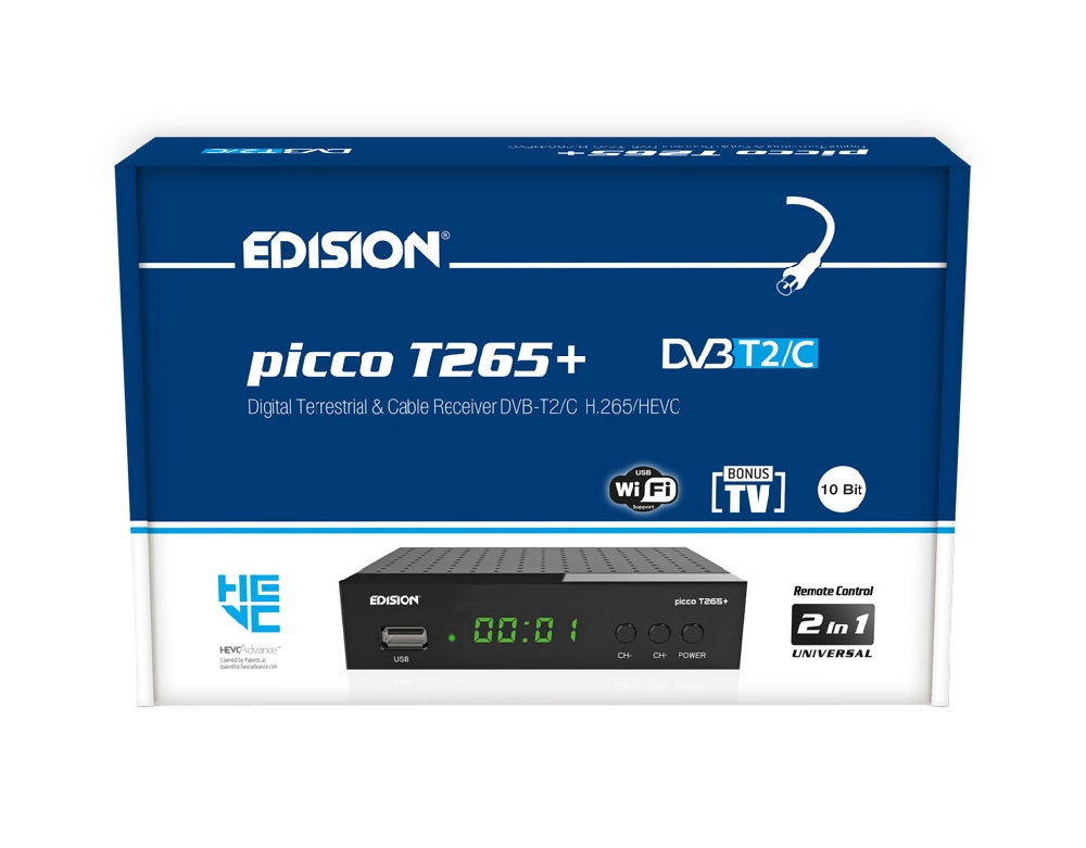 RECEIVERS / TERRESTRIAL / CABLE / PICCO T265 plus