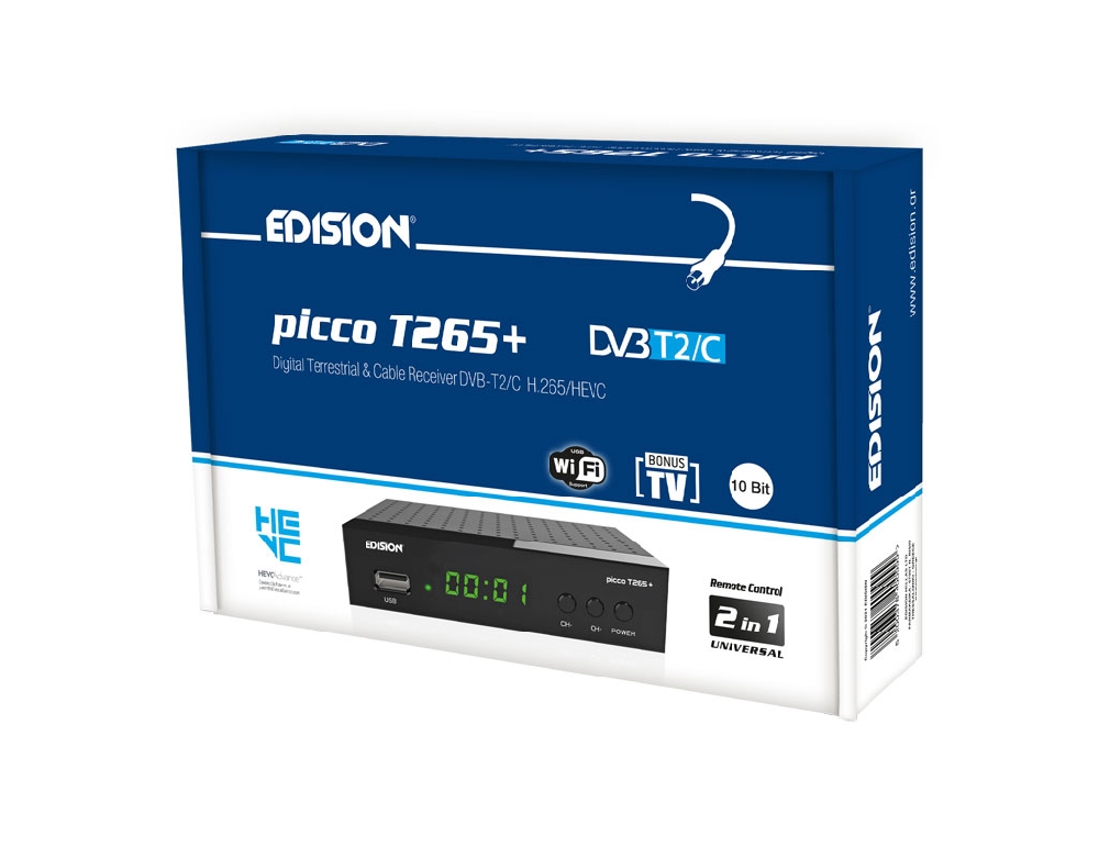 RECEIVERS / TERRESTRIAL / CABLE / PICCO T265 plus