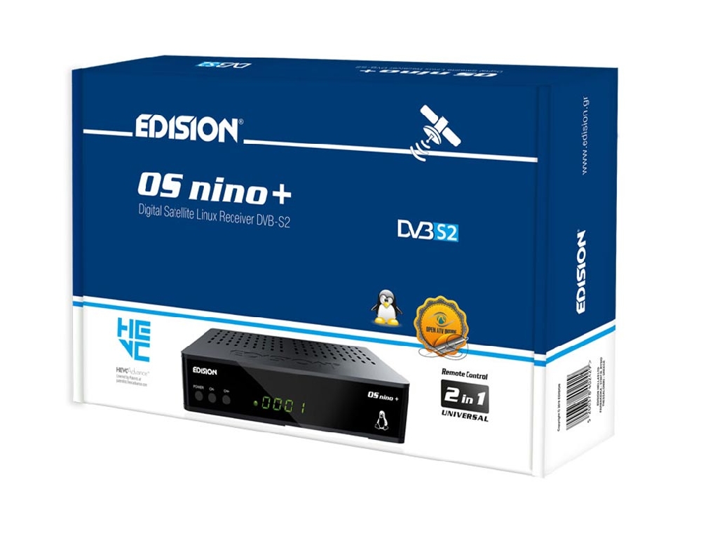 RECEIVERS / LINUX / OS NINO+ DVB-S2