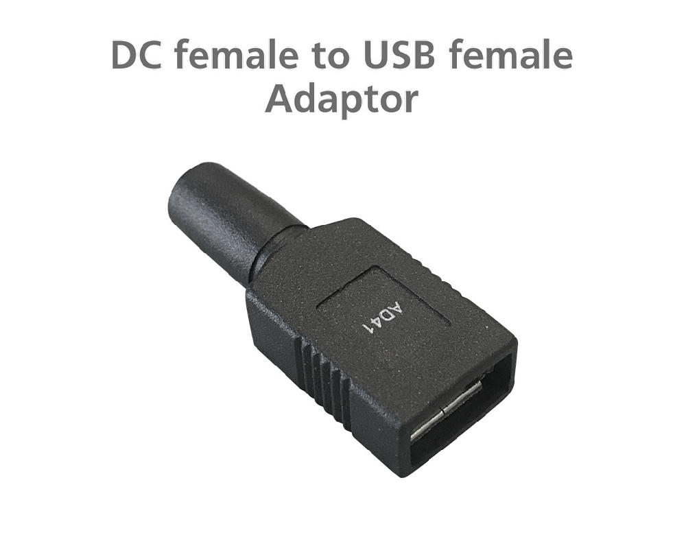 RECEIVERS / STB ACCESSORIES / DC female to USB female Adaptor