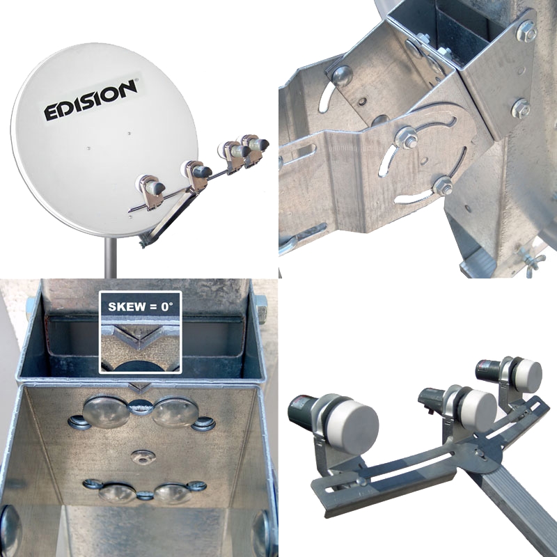 SAT ANTENNEN / 100cm / SATELLITE DISH 100 ALU CLARK