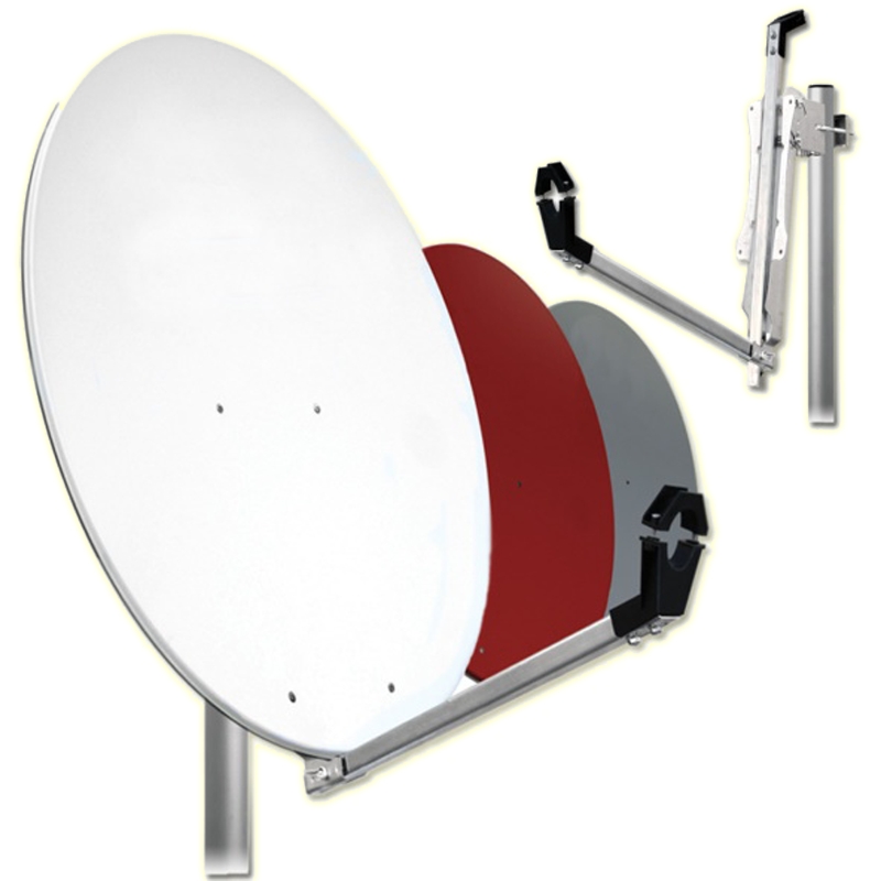 SATELLITE DISHES / 100cm / SATELLITE DISH 100 STEEL GREY