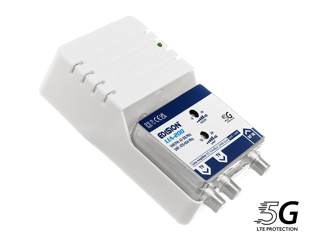 AMPLIFIERS / IN-LINE / LINE AMPLIFIER LIA-200 5G UHF/VHF 24db 2out