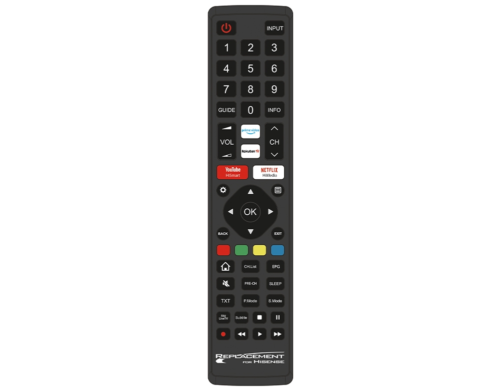 REMOTE CONTROLS / REPLACEMENT / JL1720 RCU JollyLine Replacement HISENSE