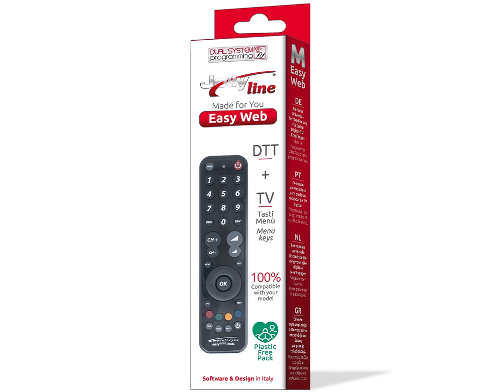 REMOTE CONTROLS / PROGRAMMABLE / RCU JollyLine PROG. Made for You EASY WEB
