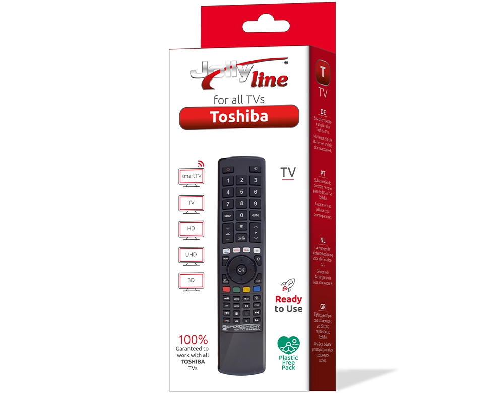 REMOTE CONTROLS / REPLACEMENT / RCU JollyLine Replacement TOSHIBA