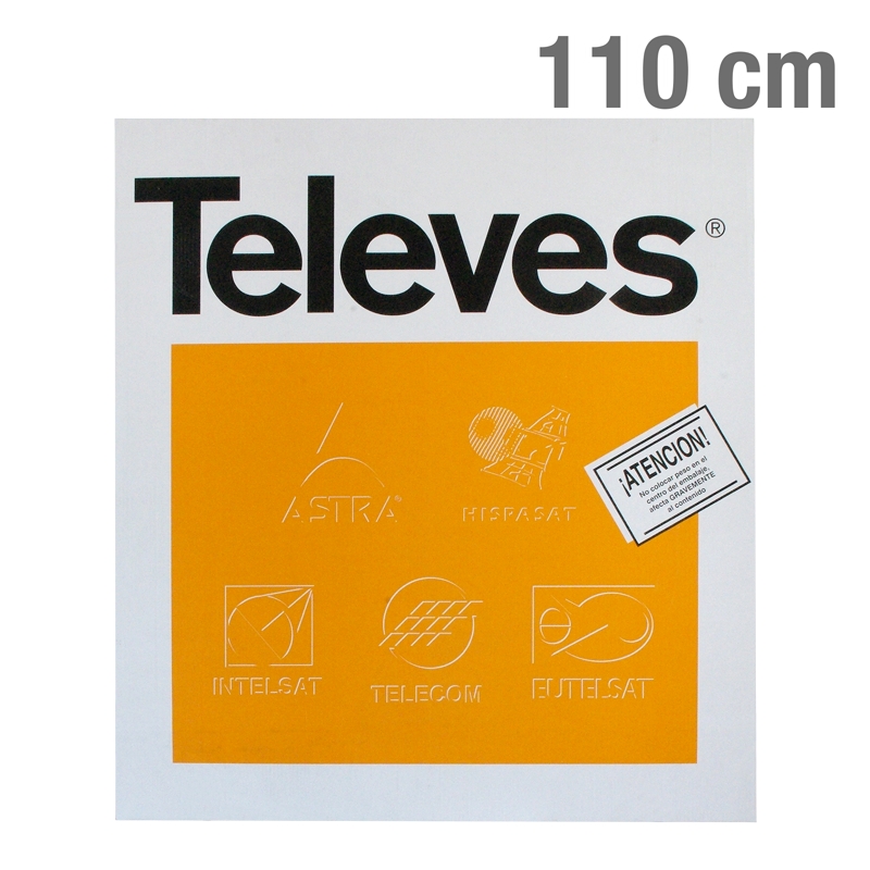 SATELLITE DISHES / 110cm / 7572 DISH 110 STEEL orange