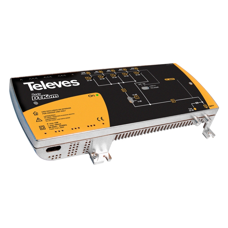 AMPLIFIERS / MATV / 5341 Βroadband Αmplifier F 40-50dB 123dBuV 5inputs