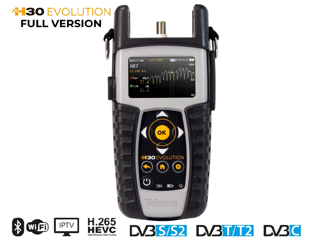 ΠΕΔΙΟΜΕΤΡΑ / H30 / 593505 H30EVOLUTION FULL DVB + IPTV + WiFi + HEVC + CASE
