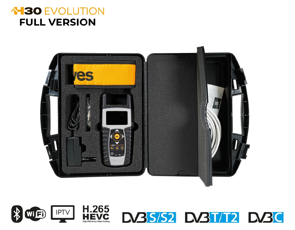 ΠΕΔΙΟΜΕΤΡΑ / H30 / 593505 H30EVOLUTION FULL DVB + IPTV + WiFi + HEVC + CASE