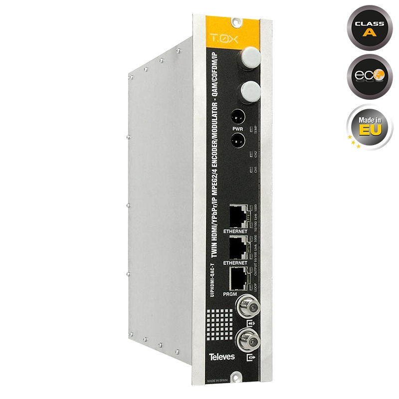 Τ.0Χ HEADEND / T.OX MODULATOR / 563852 T.0X TWIN Modulator HDMI/IP to ...